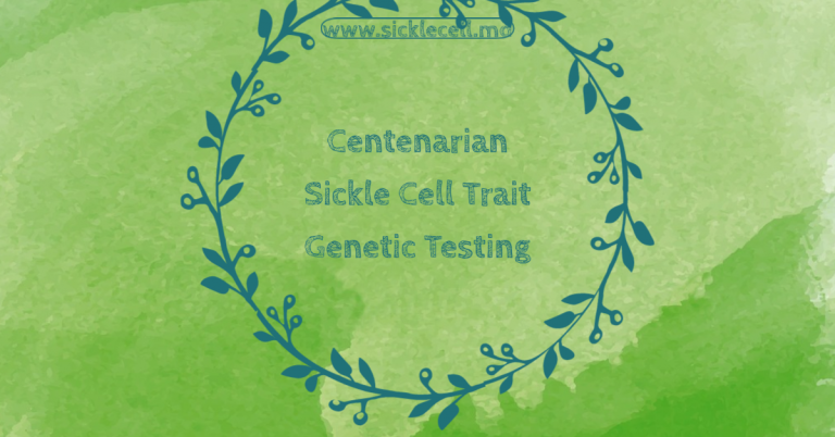 Centenarian Sickle Cell Trait Genetic Testing - Professor Felix Konotey ...